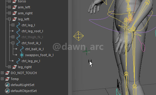 [Maya]Rigging 14 - Space Swapping